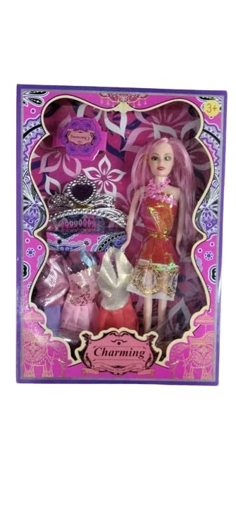 Beautiful Long Hair Single Doll Set for Girl Kids : Amazon.in: Toys & Games