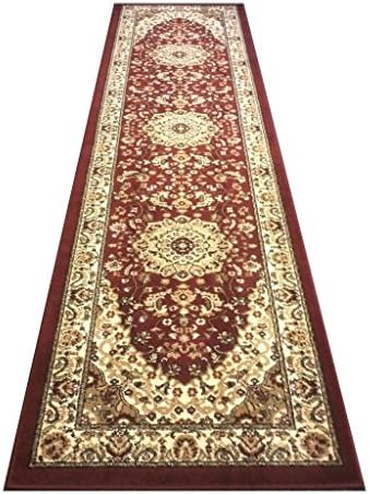 Amazon.com: Bellagio Traditional Long Runner Area Rug Design 401 ...