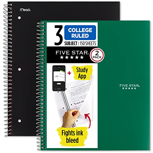 Best Three Subject Spiral Notebooks: Organize Your Notes Effectively ...