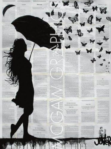 Amazon.com: Bruce McGaw Graphics Butterfly Rain by Loui Jover, Art ...