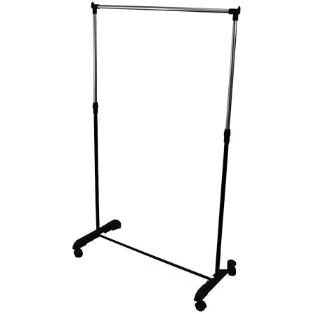 Raxter Heavy Duty Clothes Rail with Caster Wheels 90 x 160 Adjustable ...
