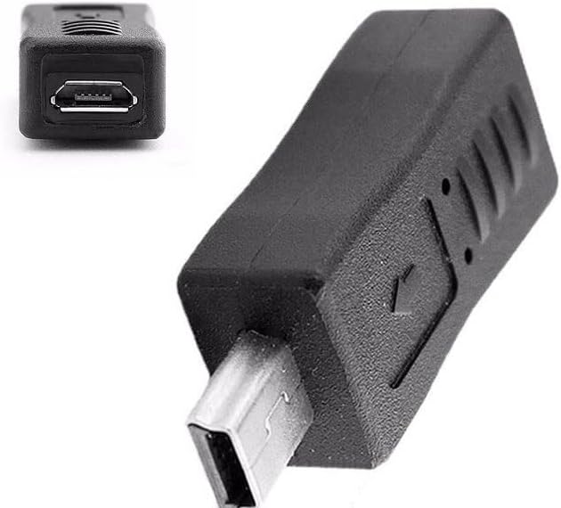 Mini USB Female to Micro USB Male Adapter - Seamless Connection for ...