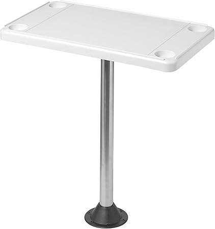 Amazon.com: Detmar 12-1106C Removable Rectangular Marine/RV Table ...