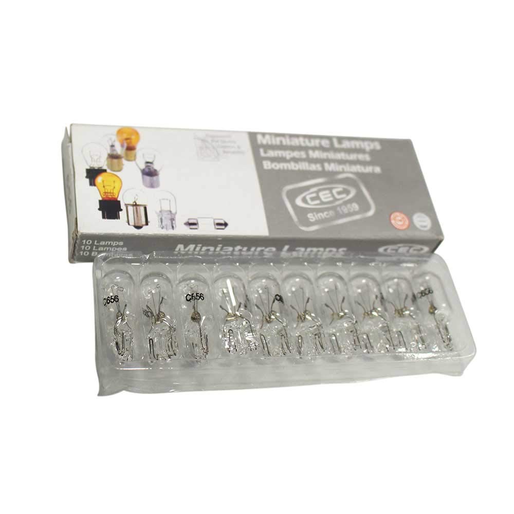 Amazon.com : CEC Industries #656 Bulbs, 28 V, 1.68 W, W2.1x9.5d Base, T ...