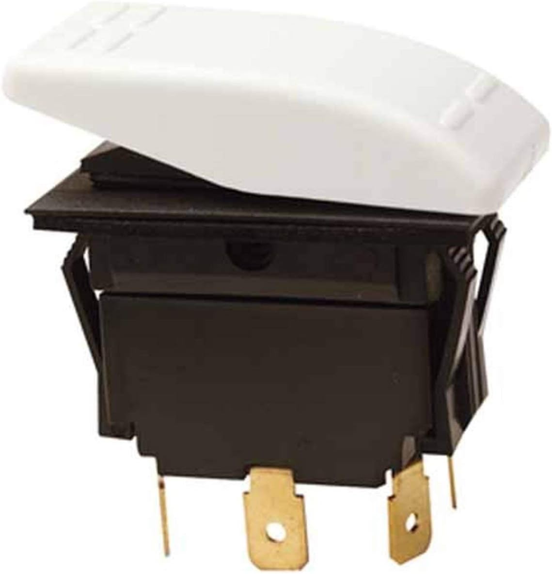 SEACHOICE Rock Switch ON-Off-ON DPDT WHT - Wall Light Switches - Amazon.com