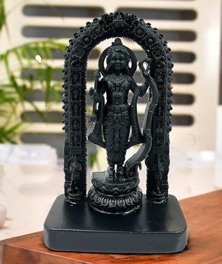 Buy DIGITAL COMM Resin Ayodhya Raja Ram Lalla Idol Statue Beautiful ...