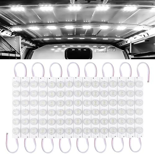 Amazon.com: 12V 300 LEDs Interior Van Light, White LED Ceiling Lighting ...