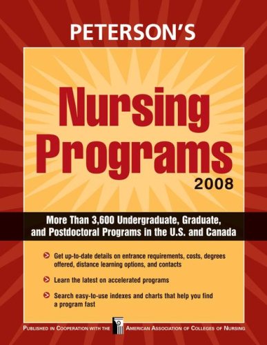 Amazon | Nursing Programs 2008 | Peterson's | Education & Training