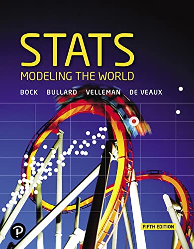Amazon.com: Stats: Modeling the World: 9780134685762: Bock, David ...