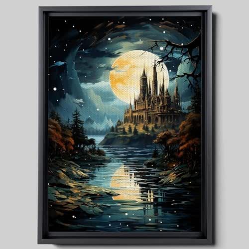 Amazon.com: Wizard Inspired Poster, Vintage Wizard School, Potter ...