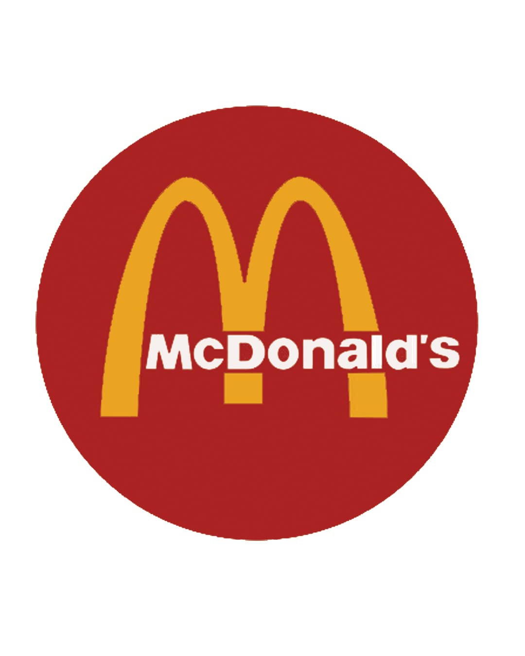 Buy TC The Customizers Set of 1 McDonald's Pattern Printed Fridge ...