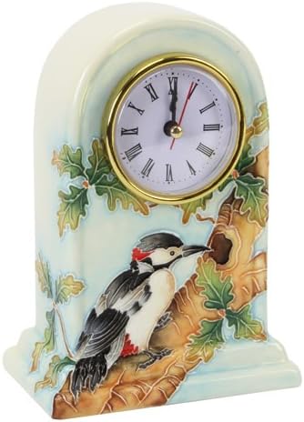 Amazon.com: Old Tupton Ware British Birds Woodpecker Mantel Clock 7 ...