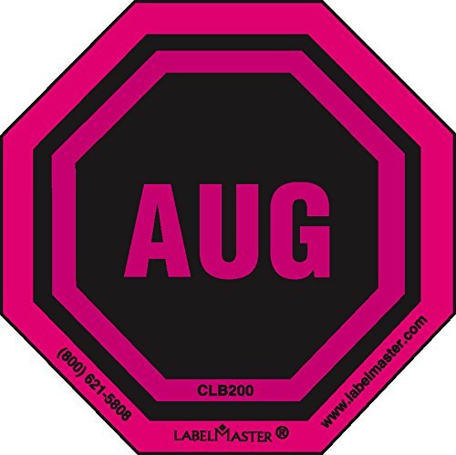 Amazon.com: Labelmaster CLB200 August Labels, 3" x 3" (Pack of 500 ...