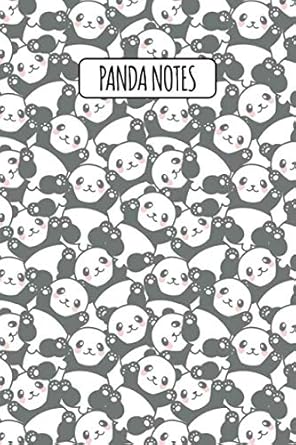 Panda Notes: Blank Lined Notebook with Giant Panda Facts - Happy Pandas ...