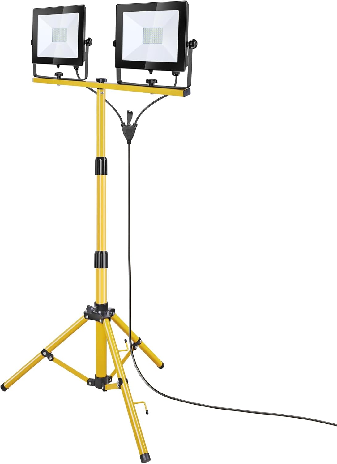 100W LED Tripod Work Light, Site Light with 1.5m Telescopic Tripod ...