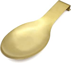 Amazon.com: Medoca Stainless Steel Spoon Rest Gold Spoon Rest for ...