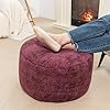 Amazon.com: Beawelkomjo Pouf Ottoman Foot Rest Living Room Decor Floor ...