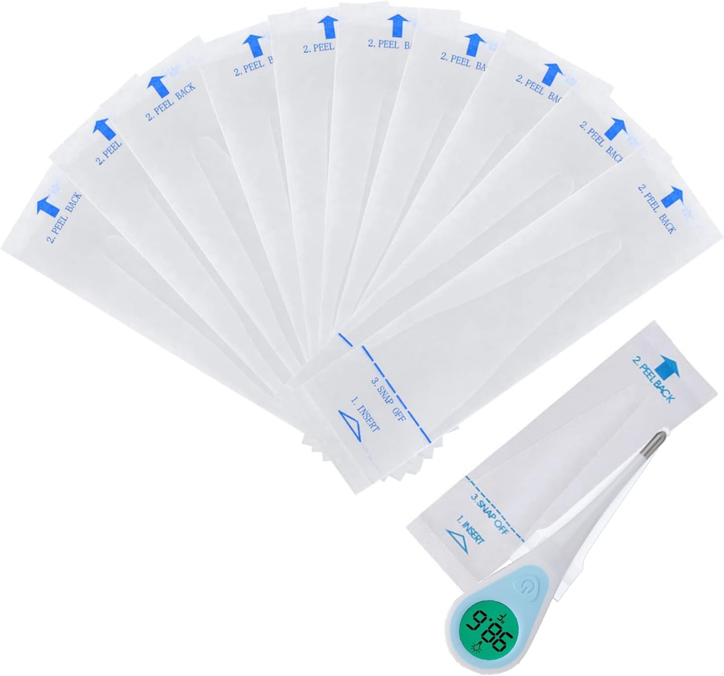 Amazon.com: Juvale 500-Pack Disposable Digital Thermometer Probe Covers ...