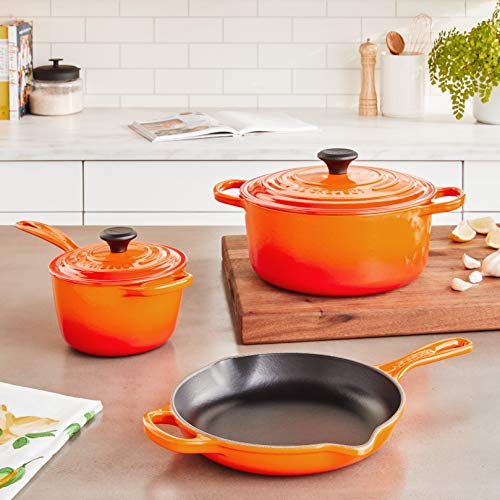 Snapklik.com : Le Creuset Enameled Cast Iron Signature Cookware Set