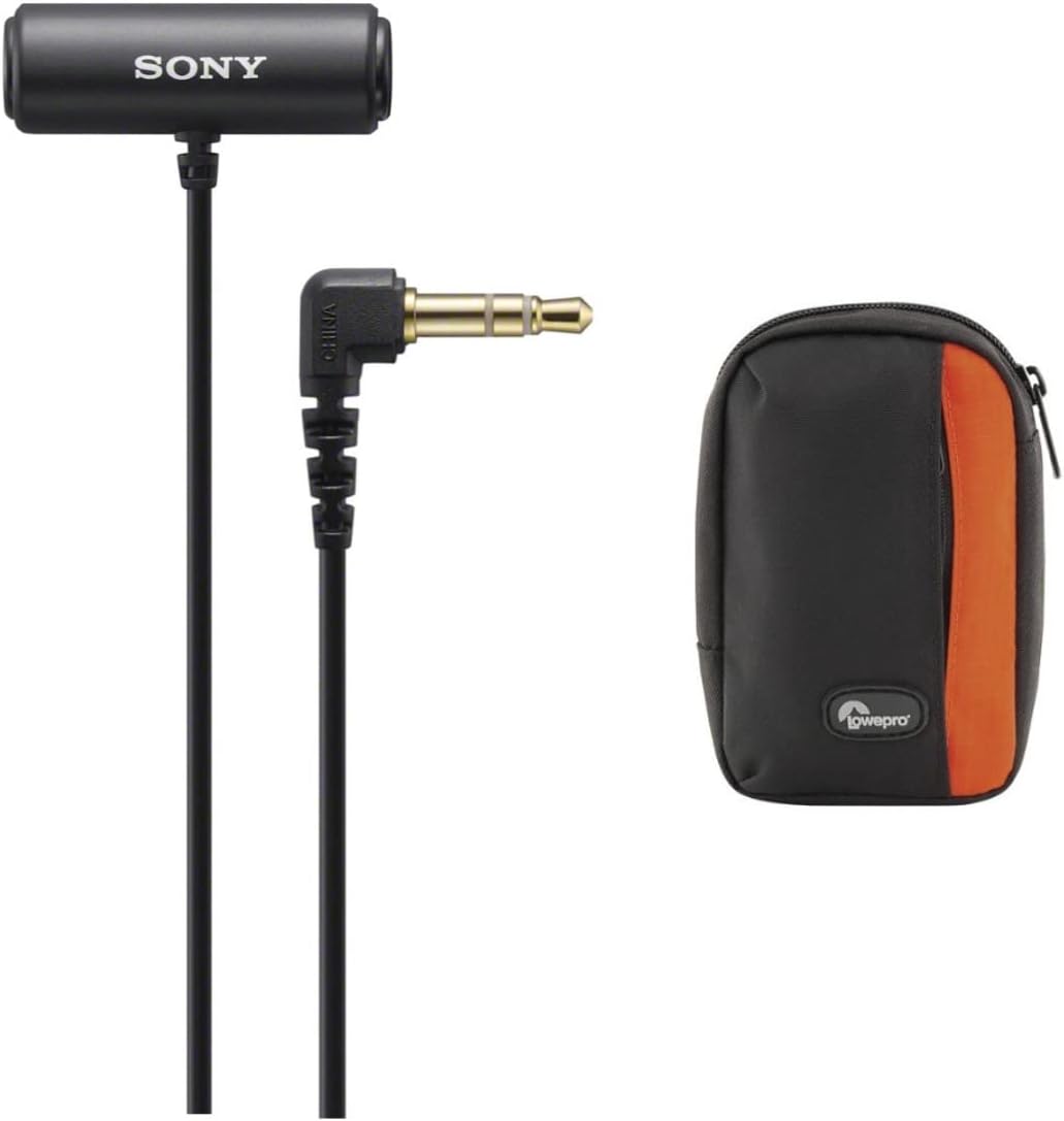Amazon.com: Sony ECMCS3 Clip Style Omnidirectional Stereo Microphone ...