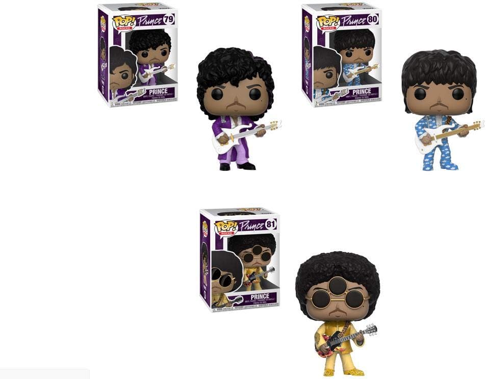 Amazon.com: Funko Rocks: Pop! Prince Collectors Set - Purple Rain ...