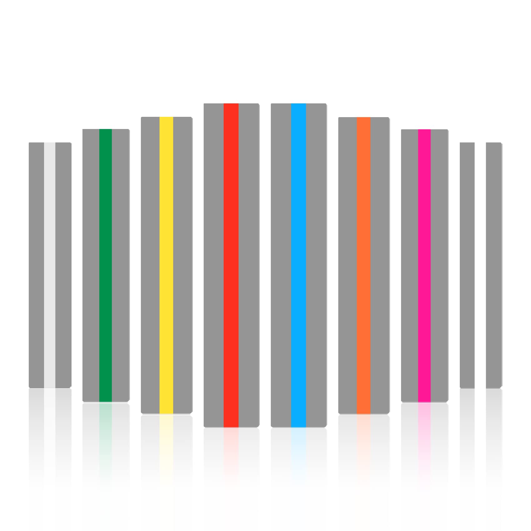 Amazon.com: 24 Pieces Guided Reading Strips Reading Helper Strips ...