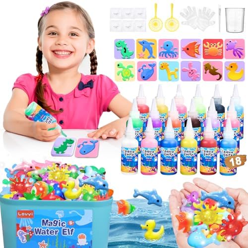 Lovyi Magic Water Elf Toy Kit,Aqua Fairy Water Gel Kit,DIY Squishy ...