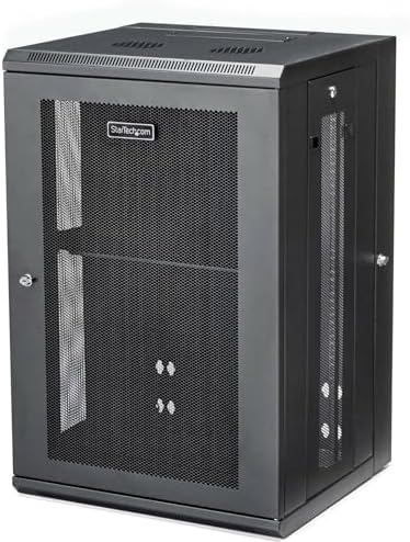 StarTech.com Armoire Réseau Murale à 4 Montants 18U avec Étagère 1U ...