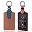 Amazon.com: 2Pack Key Card Holder Case Leathr Protector Cover Keychain ...