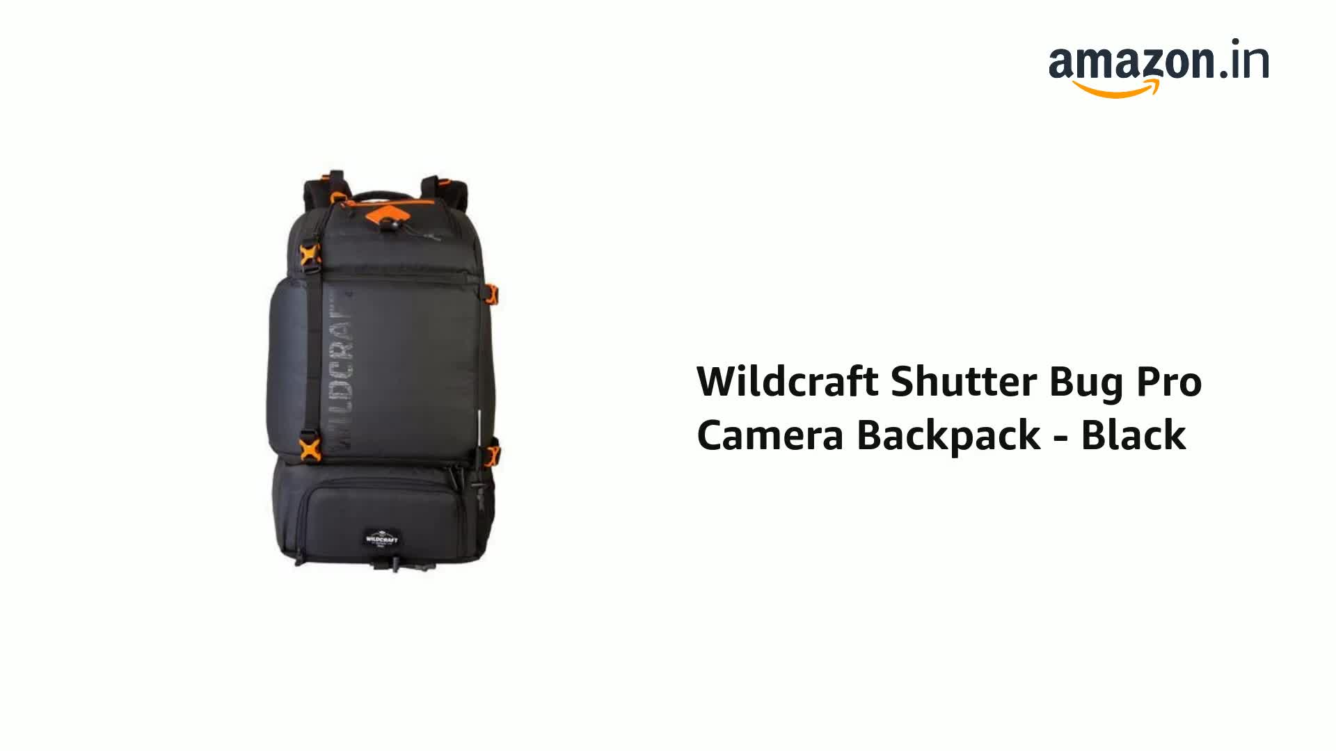 WildCraft Shutterbug Pro Camera Backpack Black | atelier-yuwa.ciao.jp