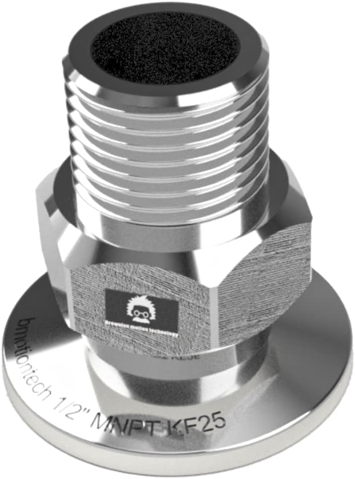 ISO-KF KF25 NW Flange to 1/2 inches Male NPT Stainless Steel Fittings 1 ...