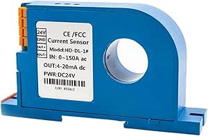 Amazon.com: HEXEH AC Current Sensor 10A 20A 50A 4-20mA 0-10V 0-5V Output Current Transducers ...