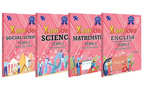 Buy Xam idea Class 9 Book Bundle: Set of 4 Books (Science, Social Science, Mathematics & English ...