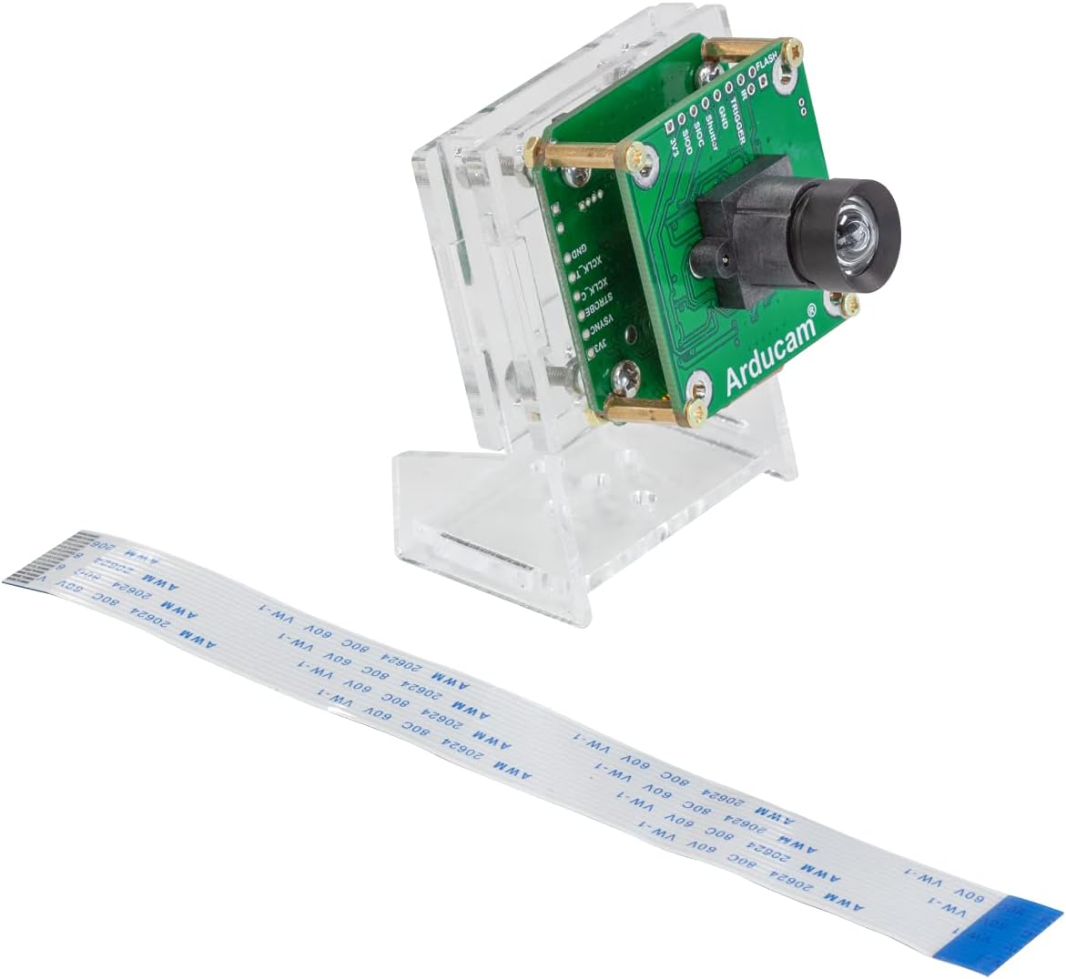 Amazon.com: Arducam Full HD Color Global Shutter Camera for Raspberry Pi, 2.3MP AR0234 Wide ...
