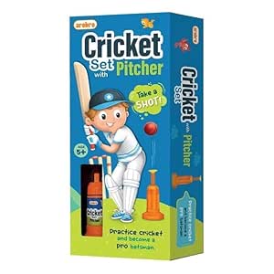 TOYXIITY MALL Cricket Set with Pitcher Automatic Ball Launcher for Kids ...
