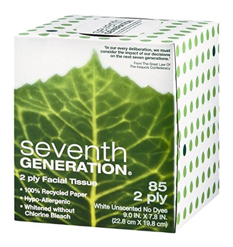 Amazon.com: SEVENTH GENERATION FACIAL TISSUES,2-PLY,CUBE, 85 CT ...