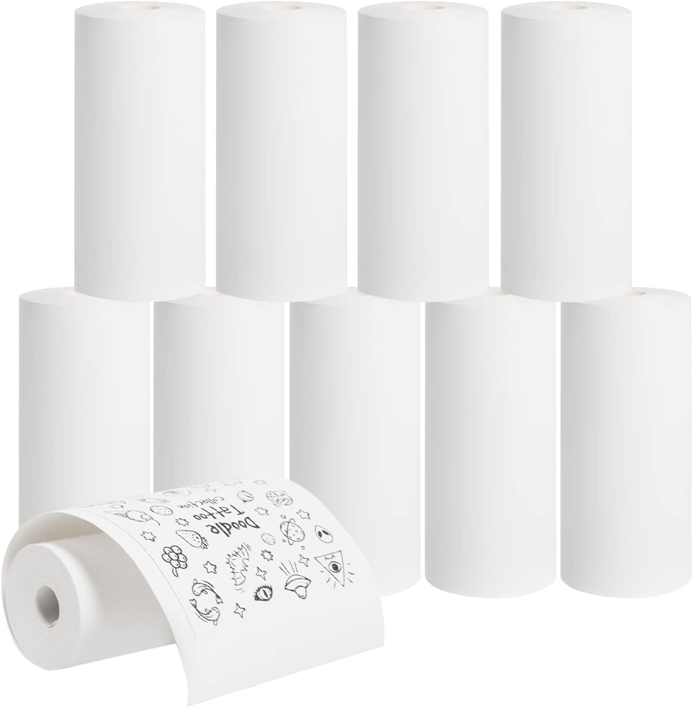 Thermal Paper Till Rolls 57 x 25 mm for Mini Thermal Printer, Cash ...