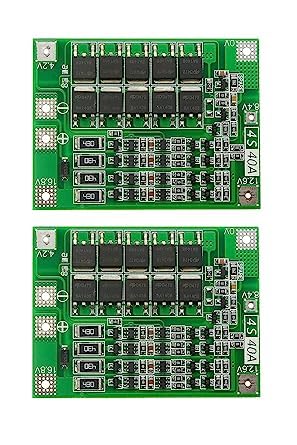 BMS 4S 40AMP 14.8V 16.8V 18650 Li-Po Li-Ion Lithium BMS Protection ...