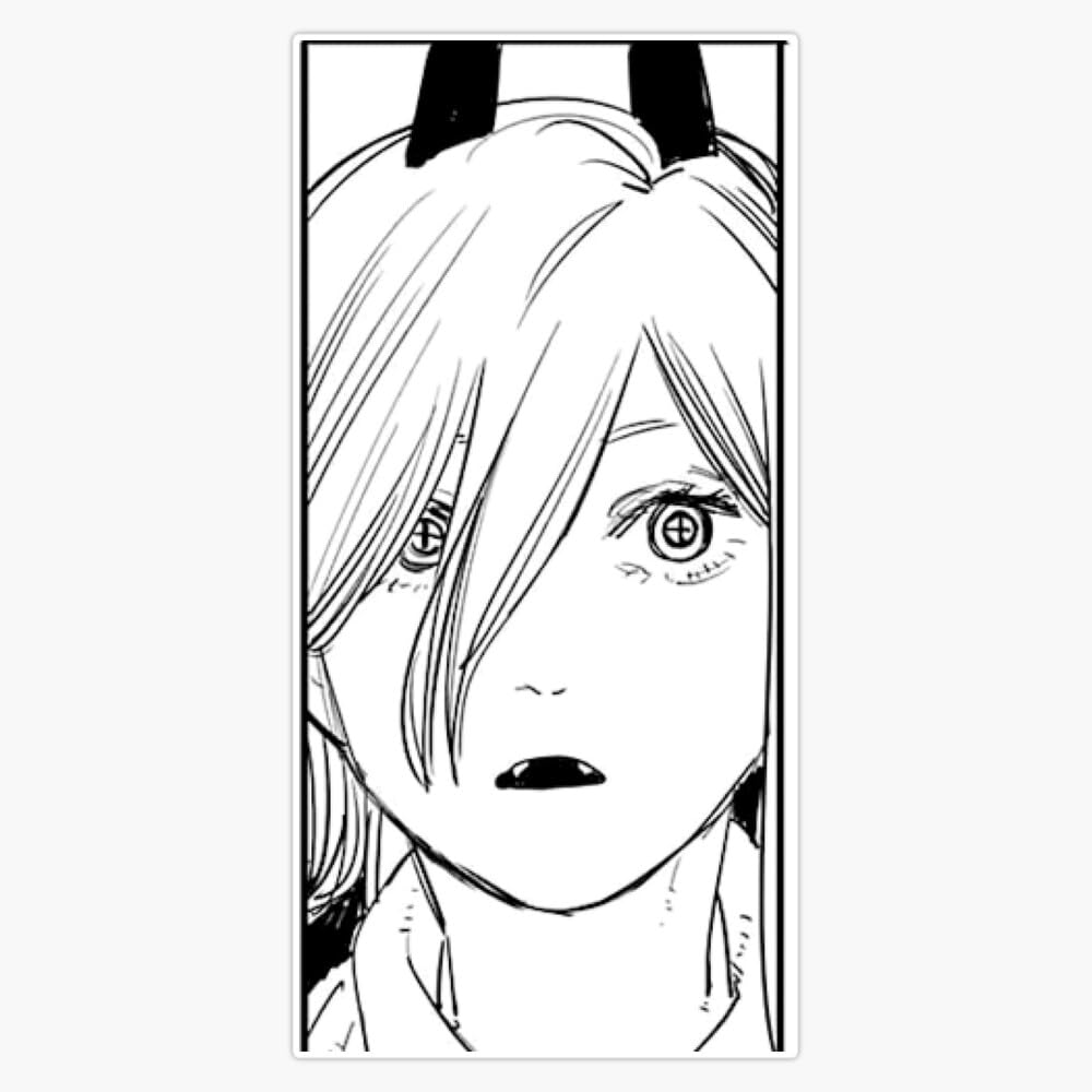 Amazon.com - Chainsaw Man Power Manga Panel Design Essential Bumper ...