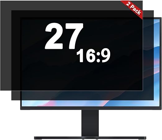 Amazon.com: Vxaop [2 Pack] 27 Inch Computer Monitor Privacy Screen for ...