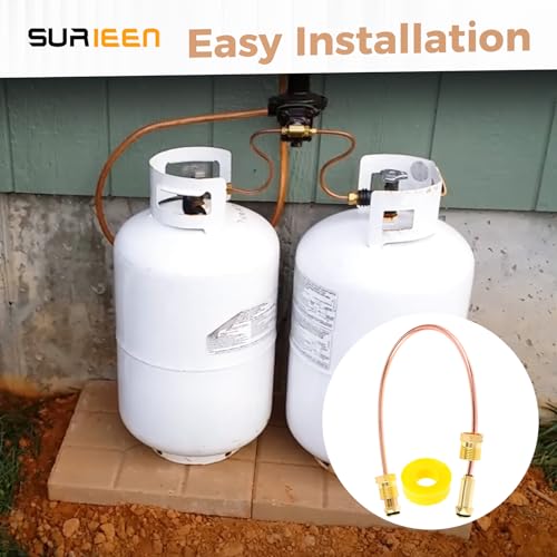 Snapklik.com : High Flow Propane Regulator Copper Pigtail POL X POL 7/8 ...