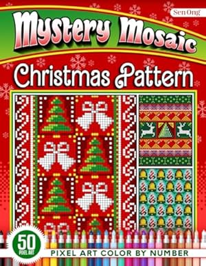 Amazon.com: Snowman Joy Mystery Mosaic Color by Number: 50 Festive ...