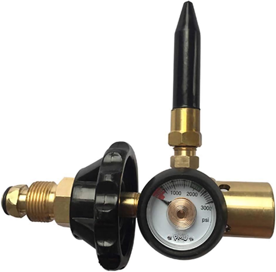 Amazon.com: PMU Helium Tank Regulator Filler Valve for Balloons with ...