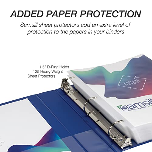 Snapklik.com : Durable 1.5 Inch Binder, Made In The USA, D Ring Binder ...