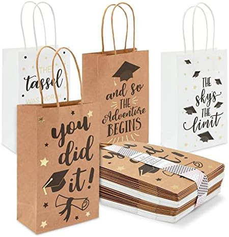 Amazon.com: TaoBary 24 Pcs Green Gold 2024 Graduation Gift Bags ...