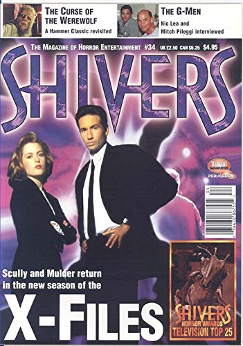 Shivers Magazine #34 October 1996 (David Duchovny/Gillian Anderson on ...
