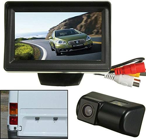 Riloer Rear View Camera Kit, 5 Inch Digital HD TFT LCD Monitor ...