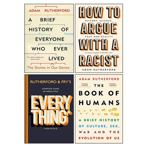 Adam Rutherford 4 Books Collection Set(A Brief History of Everyone Who ...