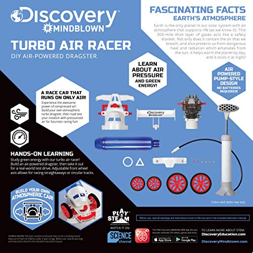 Buy Discovery Kids STEM Turbo Air Racer DIY Air-Powered Dragster Kit ...