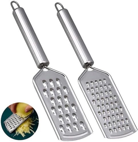 Generic 2PCS Kitchen Grater, Stainless Steel Grater Set - Dual ...